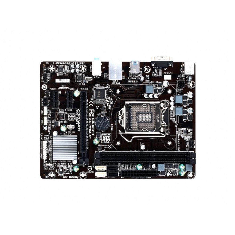 Материнская плата GigaByte GA-H81M-S1 – цены и скидки